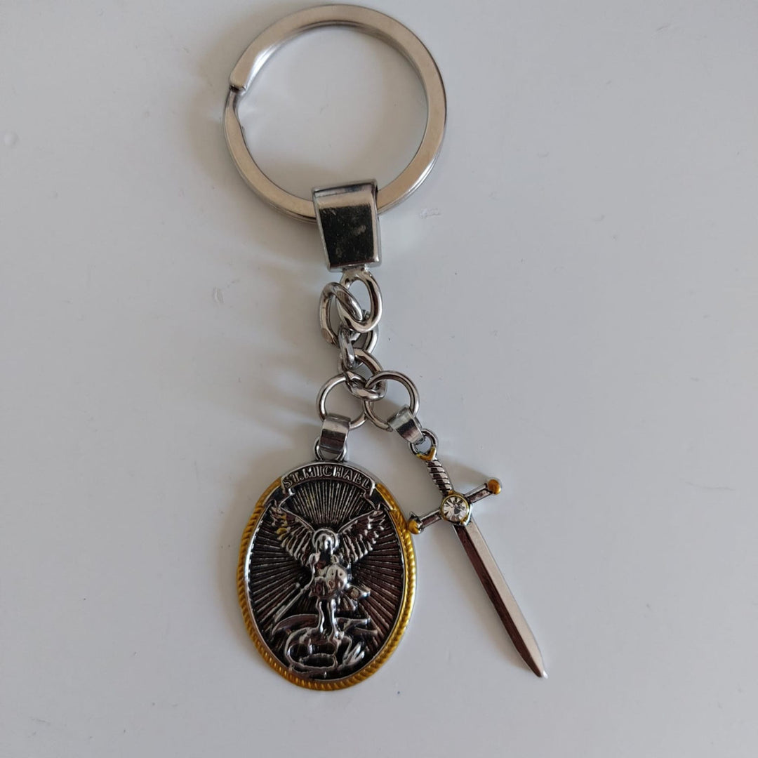 ST. MICHAEL ARCHANGEL KEYCHAIN – Be Cool Pro™